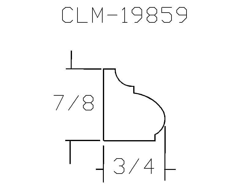 CLM 19859 - Classic Mouldings Inc