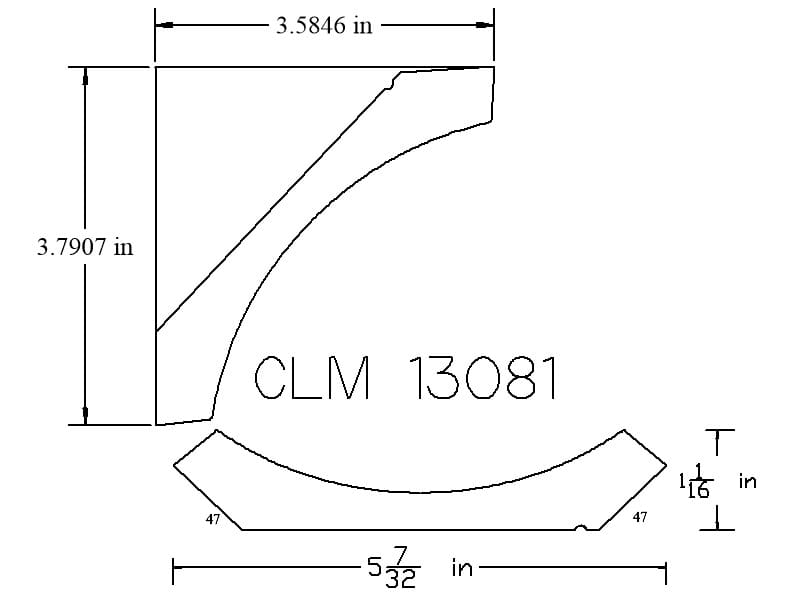 CLM 13081 - Classic Mouldings Inc