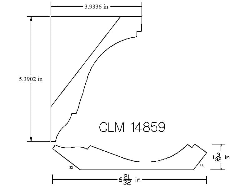 CLM 14859 - Classic Mouldings Inc